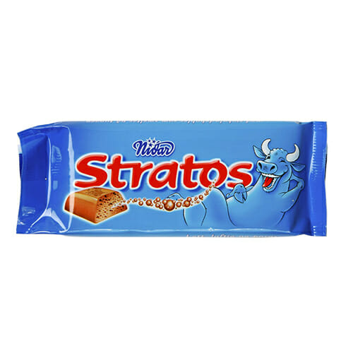 Nidar Stratos – Bubbly Milk Chocolate Bar 65g - ScandiKitchen