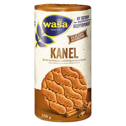 Wasa Kanel – Cinnamon Crispbread 330g - ScandiKitchen