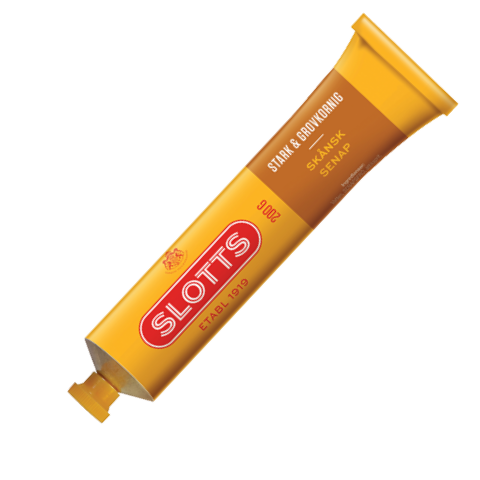 Slotts Senap Skånsk - Swedish Wholegrain Mustard (Tube) 220g ...